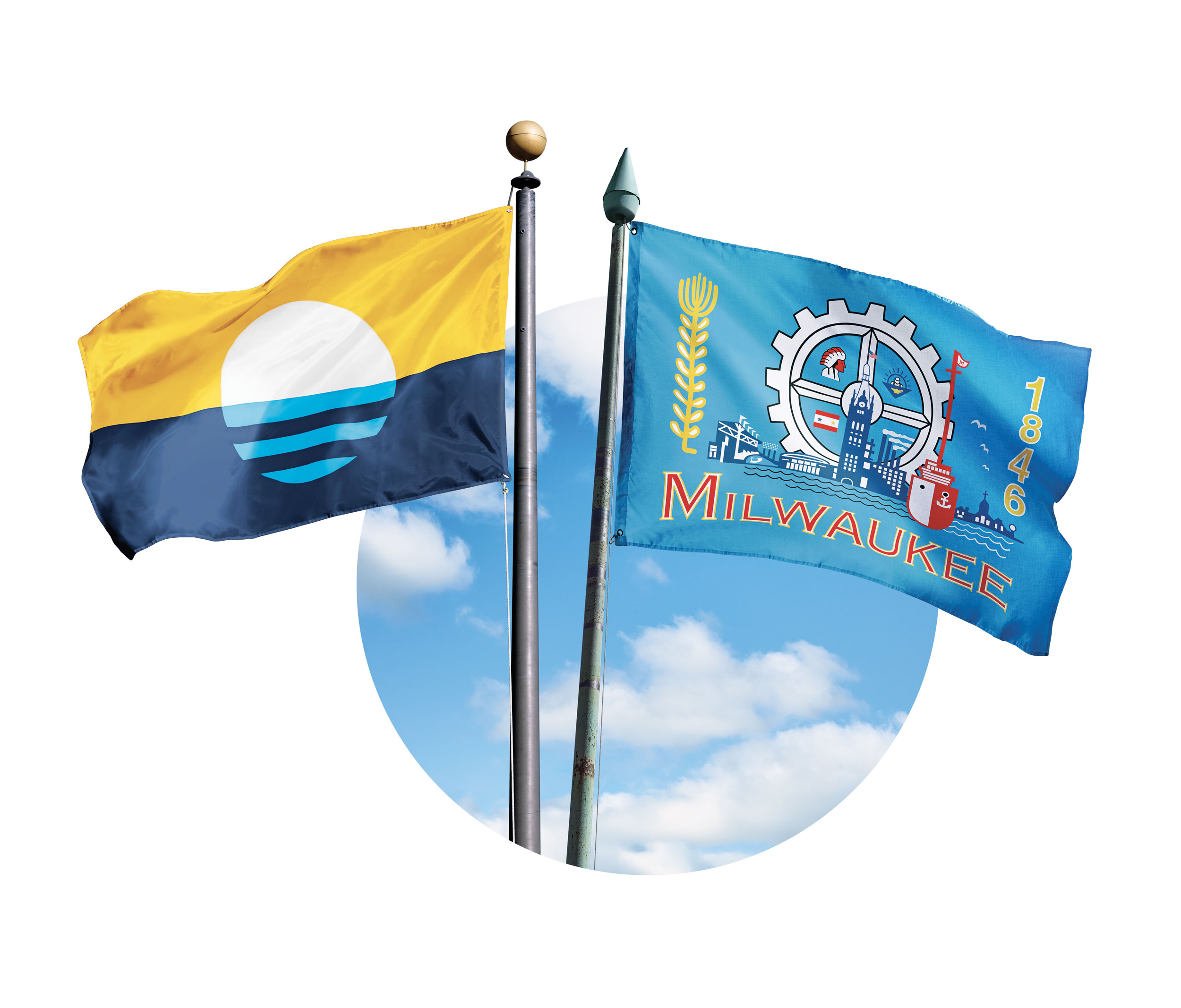 A Look at the Symbology Behind Milwaukee’s Flags