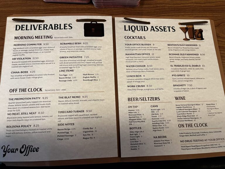 15 Things We Learned About the New ‘Your Office’ Bar